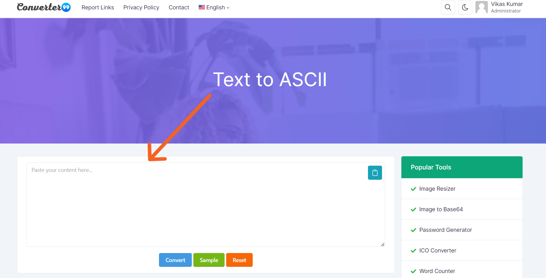 Text To ASCII Converter99